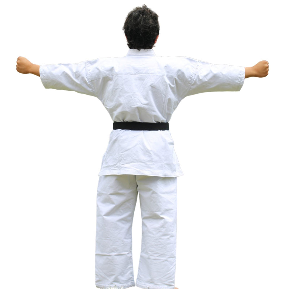 12 oz Bleached Kyokushin Uniform – Stretch Cotton Karate Gi