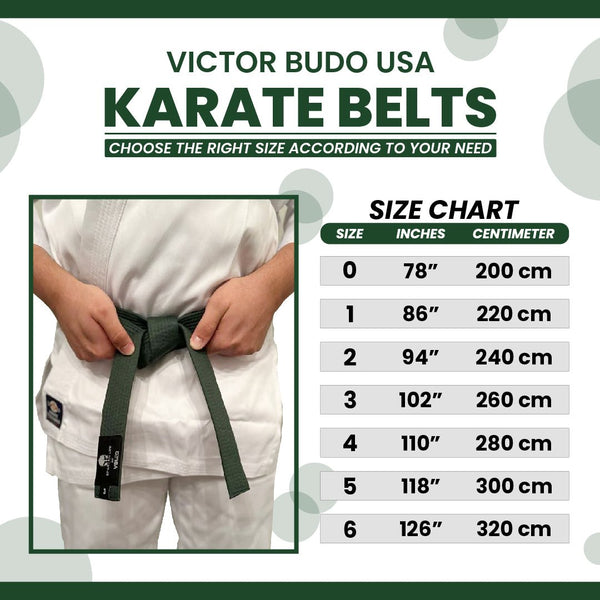 Taekwondo Judo Martial Arts Karate Belt | VICTOR BUDO USA