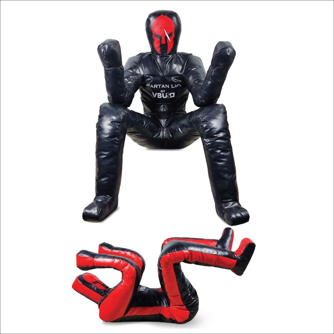 Grappling Mma Dummy Training Sitting Position Unfilled Vinyl - 180CM