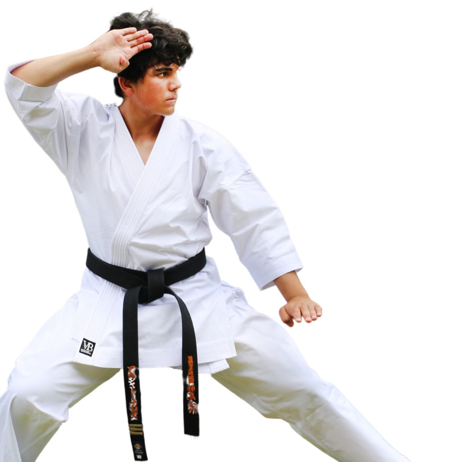 Stretch Cotton Men's Karate Uniform Bleached